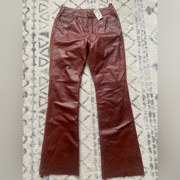 Express | Pants & Jumpsuits | Express Genuine Leather Pants | Poshmark